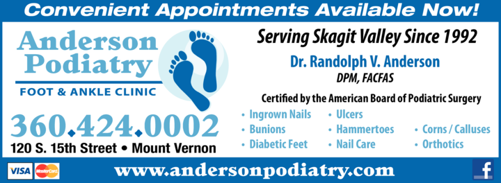 Anderson Podiatry Foot & Ankle Clinic - Mount Vernon, WA | Skagit Directory